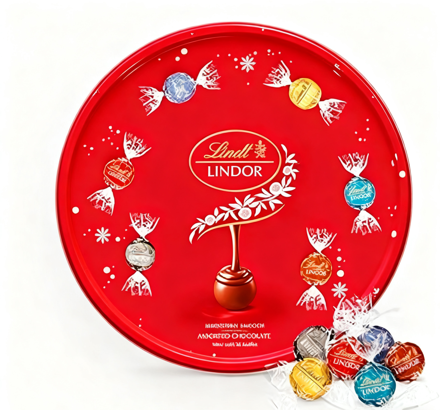 Lindt Lindor Mixed Chocolate Truffle Chocolate Can 900g in two boxes ...